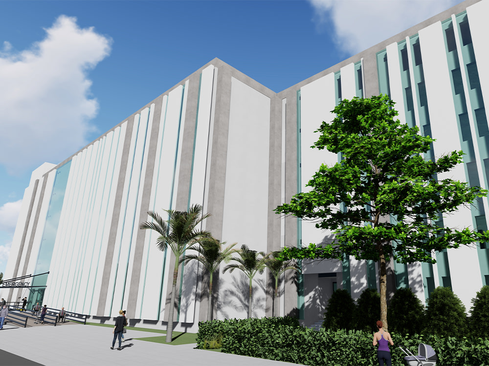 Functional 3D sketchup model and stunning renders of your hospital ...