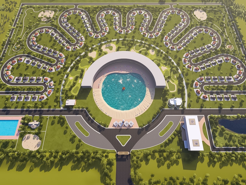 3D Exterior Design and Rendering of Site Plan/Master Plan/Landscape ...