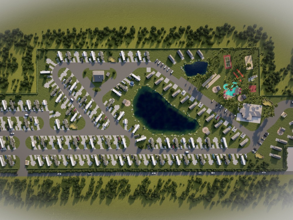 2d/3d Design of RV Park, Caravan Park and Motor Cabins | Upwork