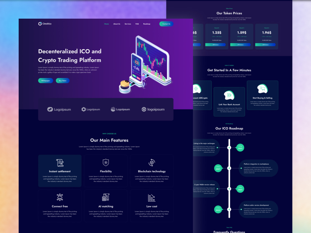 Responsive & Professional Website Landing Page UI UX design in Figma ...