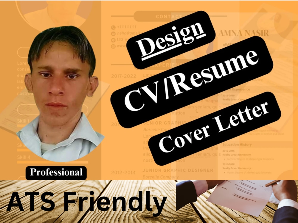 A professional CV/Resume Design | Upwork