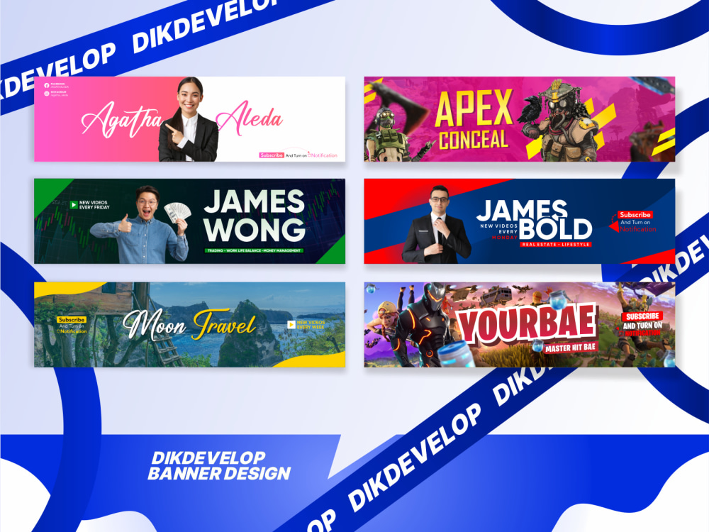 A fantastic banner youtube or social media banner | Upwork