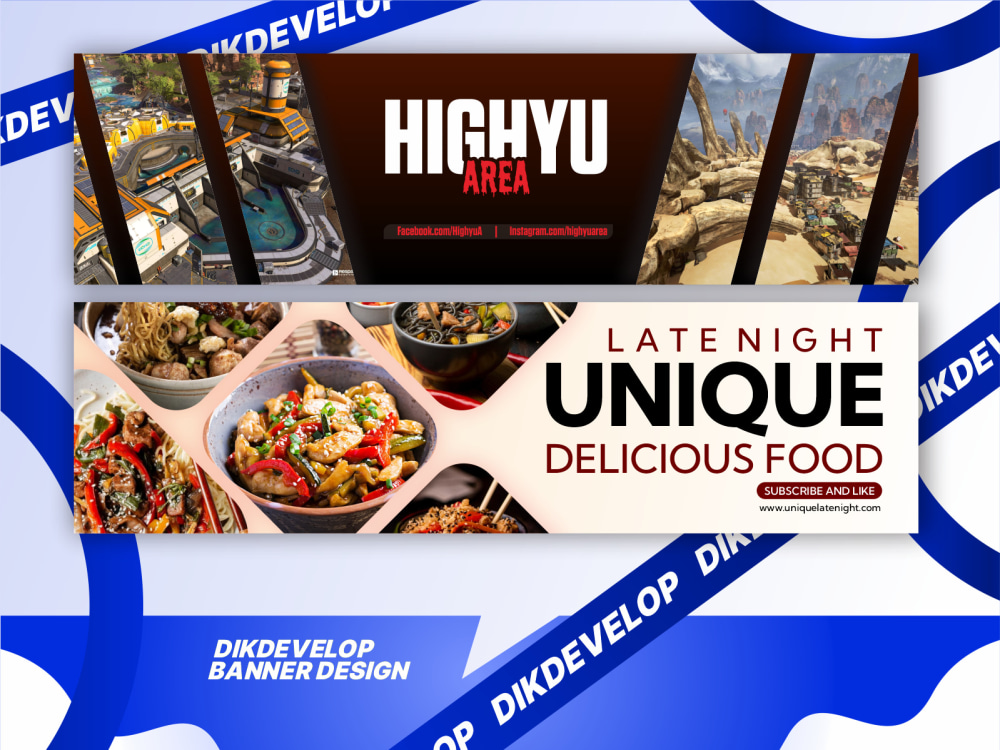 A fantastic banner youtube or social media banner | Upwork