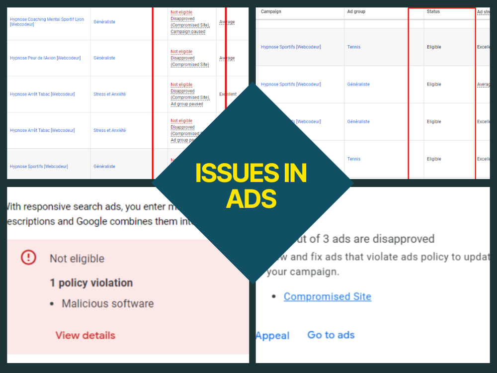 Fix disapproved google ads for compromised site or malicious software ...