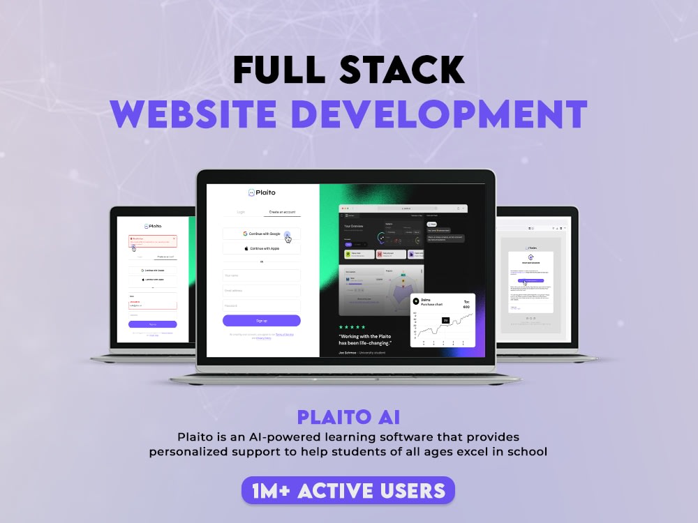 A top notch Full-Stack website with both Front-End & Back-end development. | Upwork