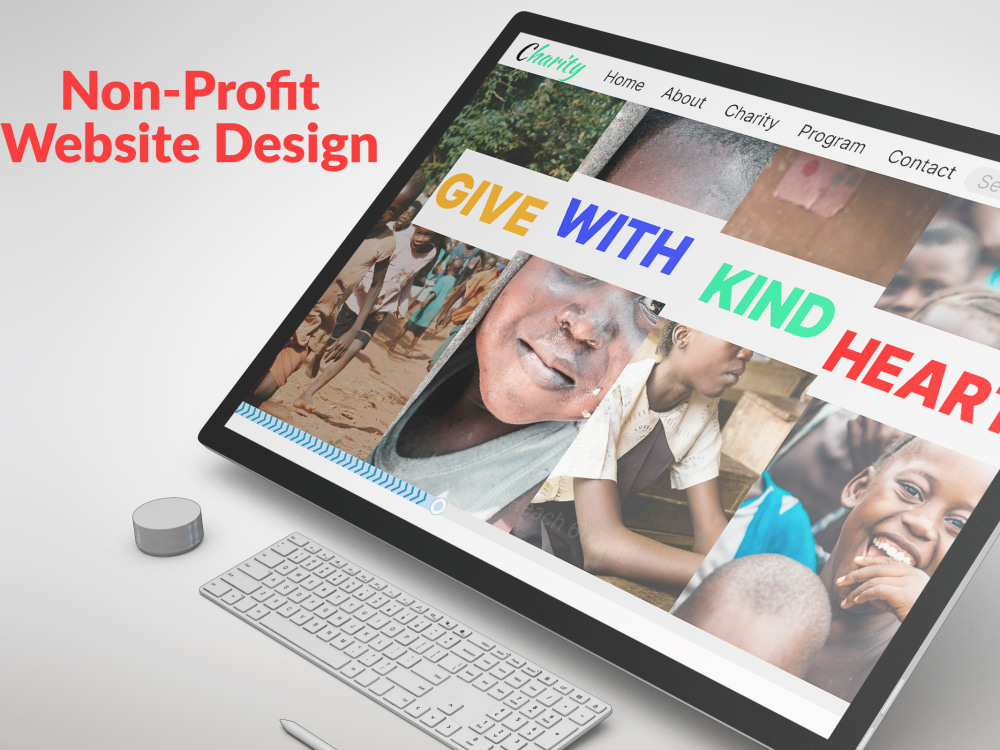 Non profit website for non profit charity donations | Upwork