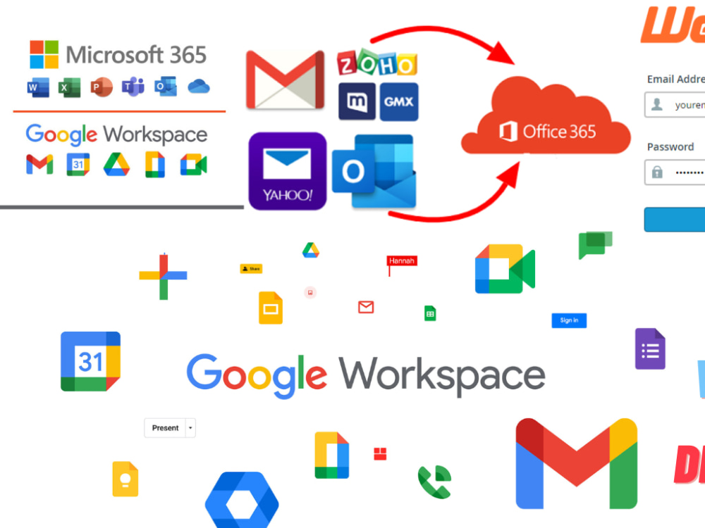 Setup google workspace, g suite, migrate email, office 365 or cpanel | Upwork