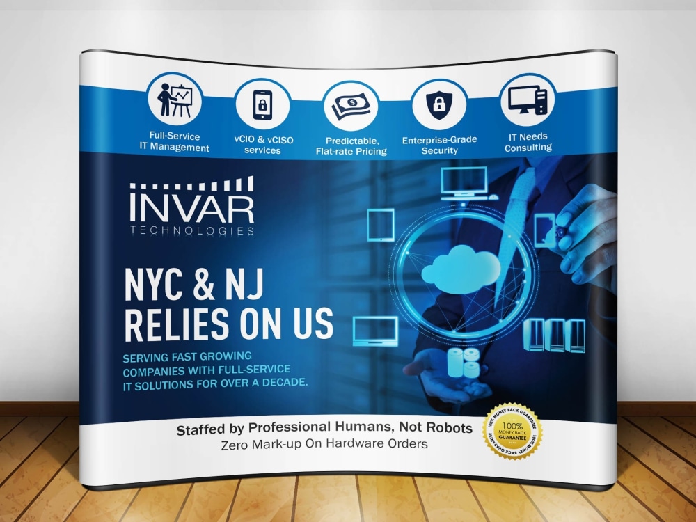 Creative roll up /pull up banner, Trade show booth design in 24 hrs ...