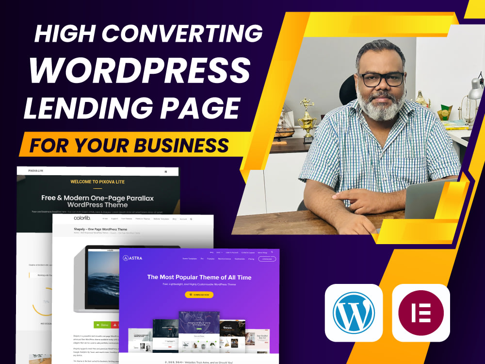 High Converting WordPress Landing Page For Your Business | Upwork