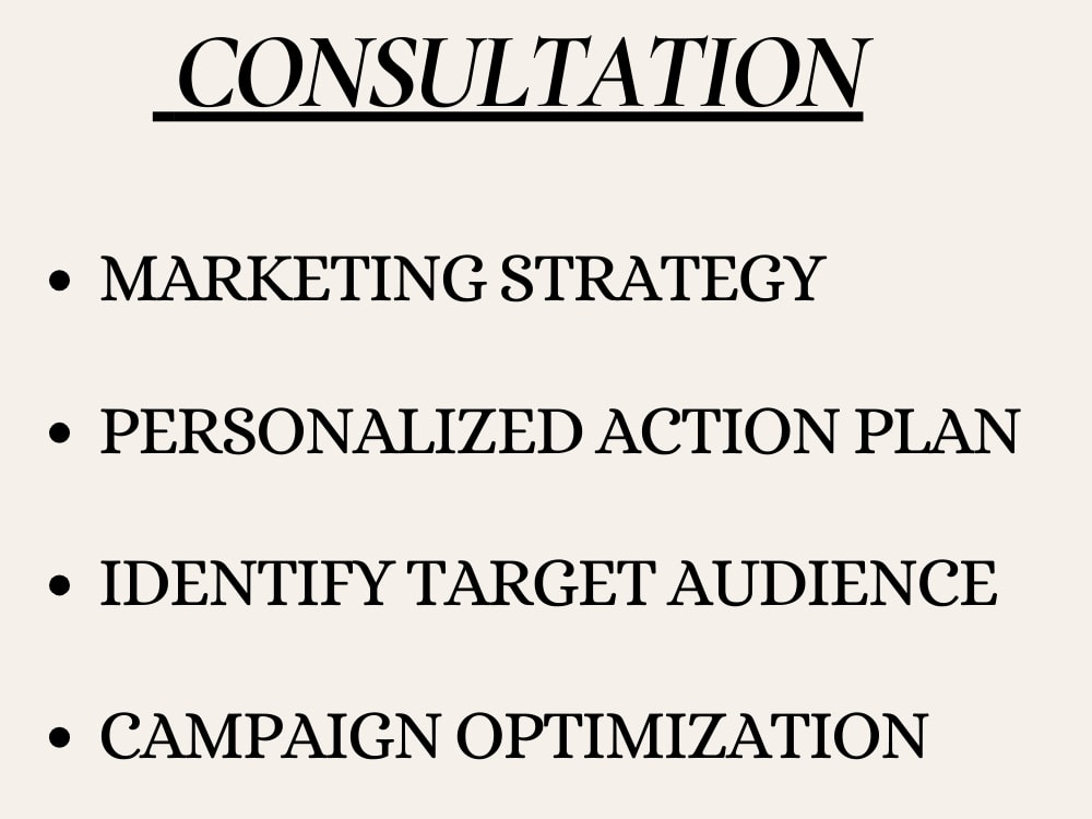 Marketing Strategy Consultation For Your Business | Upwork