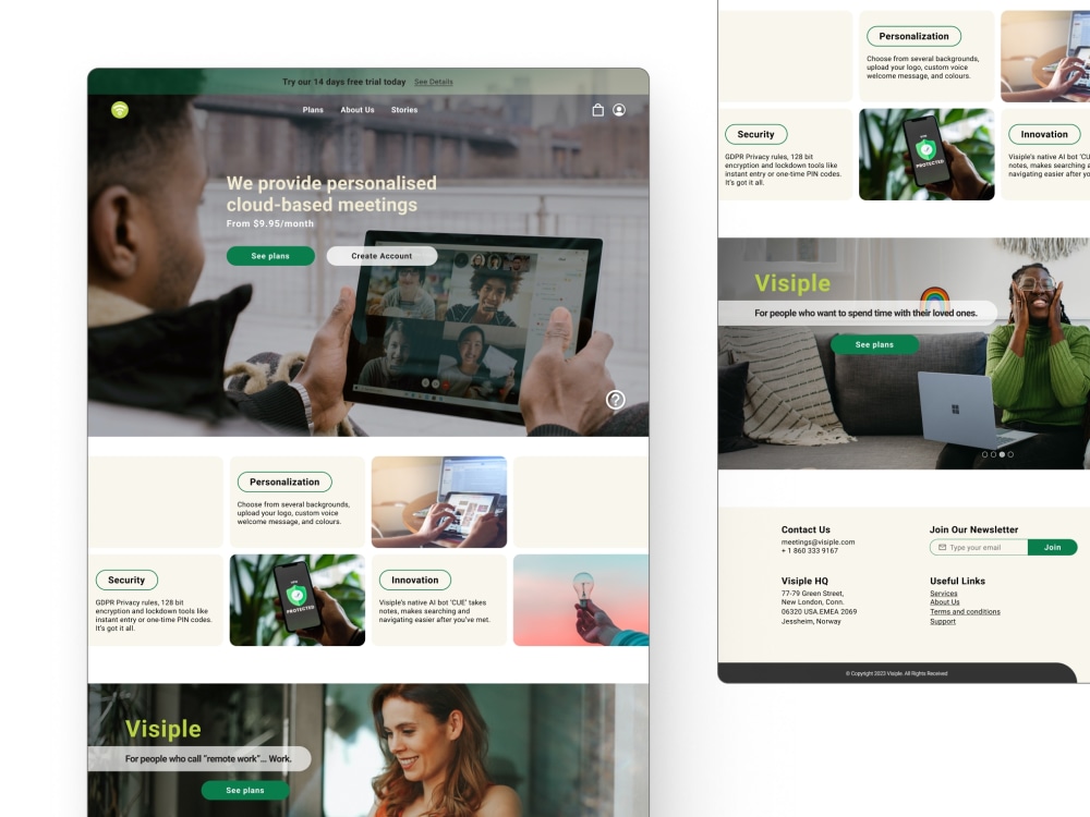 A creative and unique website design from figma and xd | Upwork