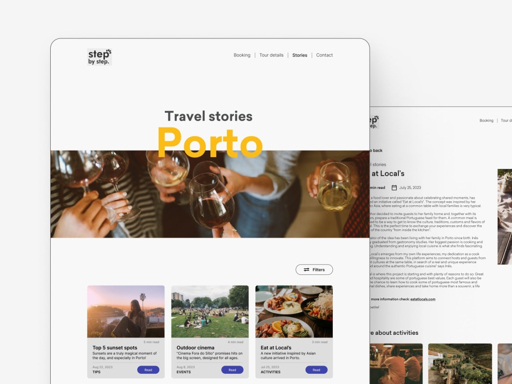 A creative and unique website design from figma and xd | Upwork