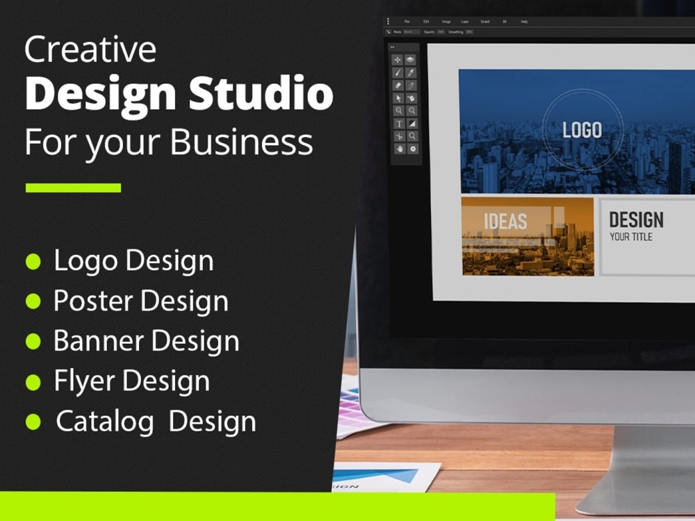 Professionally any graphic design, print, poster, magazine, logo design ...