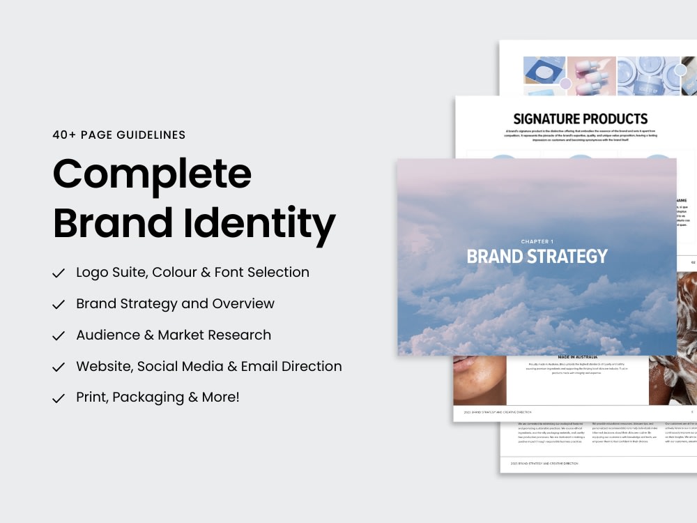 A Complete E-Commerce Logo Design, Brand Identity and Guidelines | Upwork