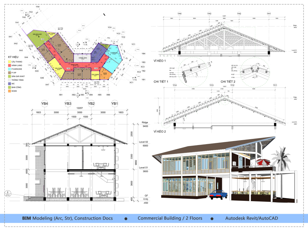 3D BIM model & 2D drawings in Revit | Upwork