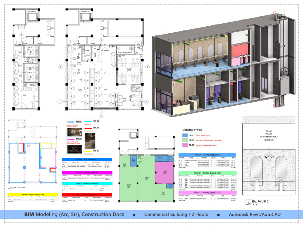 3D BIM model & 2D drawings in Revit | Upwork