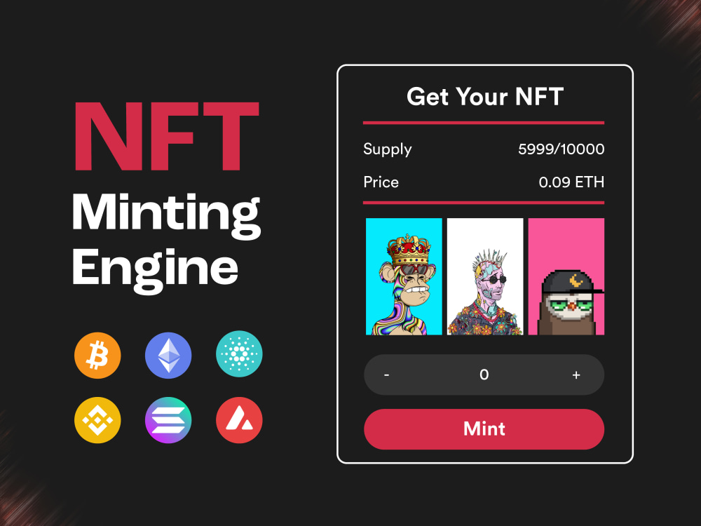 NFT Minting Engine on EVM (Ethereum, Polygon, BNB & Other) Blockchains | Upwork