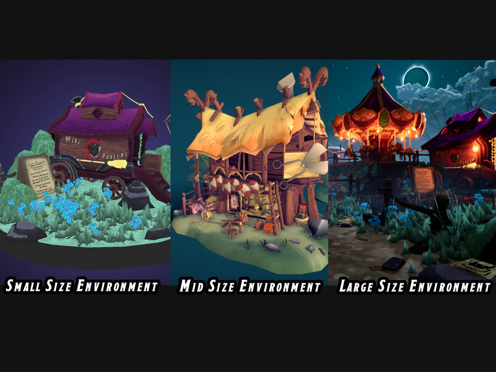 An optimized low-poly stylized 3D environment (Game ready Unity or Unreal) | Upwork