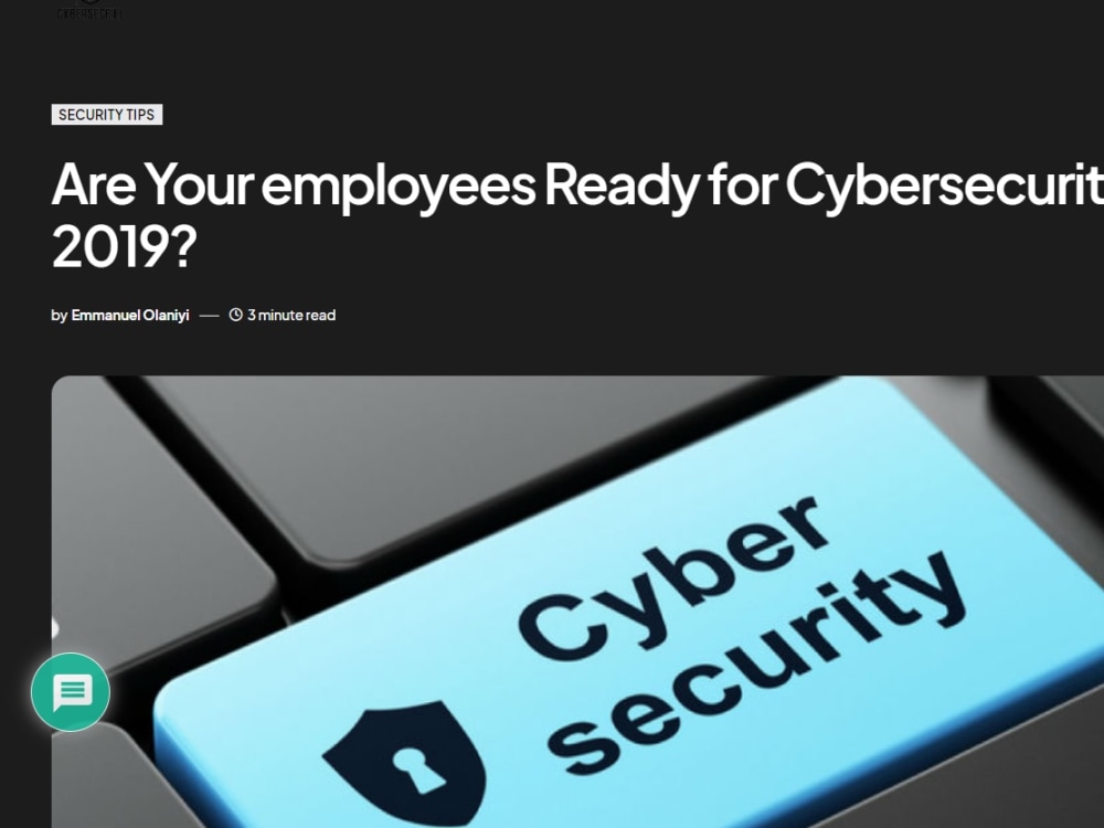 A Cybersecurity-based technical article | Upwork