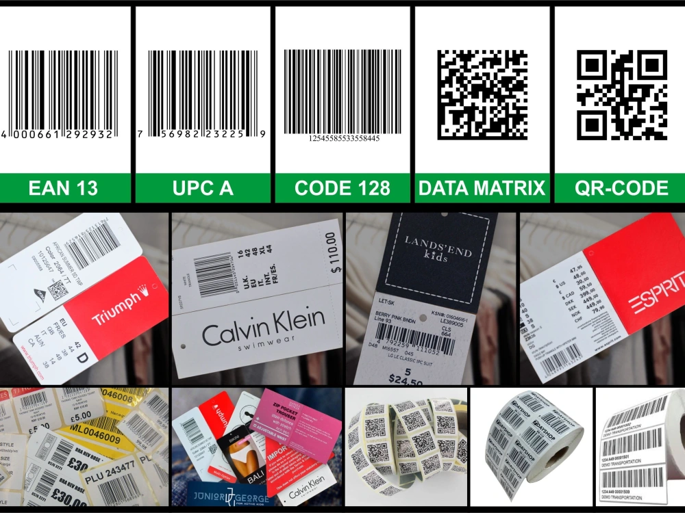 QR code Barcode label tags for your Business | Upwork