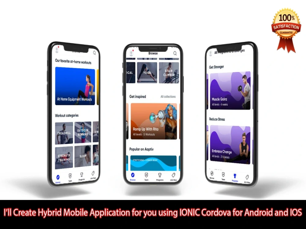 A Ionic Hybrid Mobile application for Android and IOS | Upwork