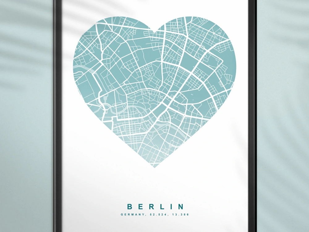 A custom city map poster as your wishes | Upwork