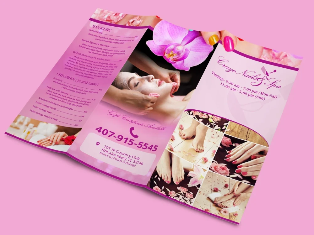 A creative eye catching and Effective Tri-fold flyer design. | Upwork