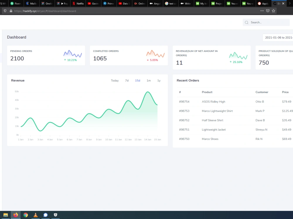 An amazing fullstack web application using MEAN or MERN | Upwork