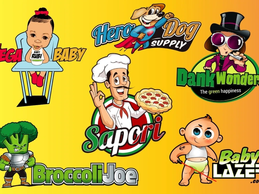 A unique mascot cartoon comic and gaming character logo design | Upwork