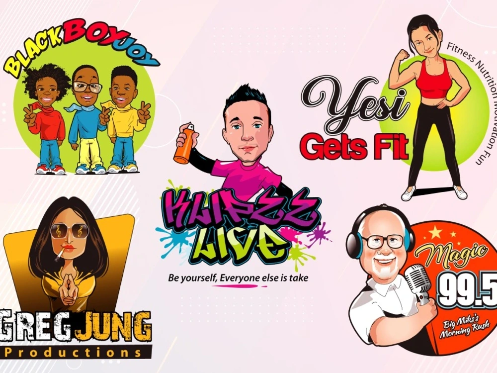 A unique mascot cartoon comic and gaming character logo design | Upwork