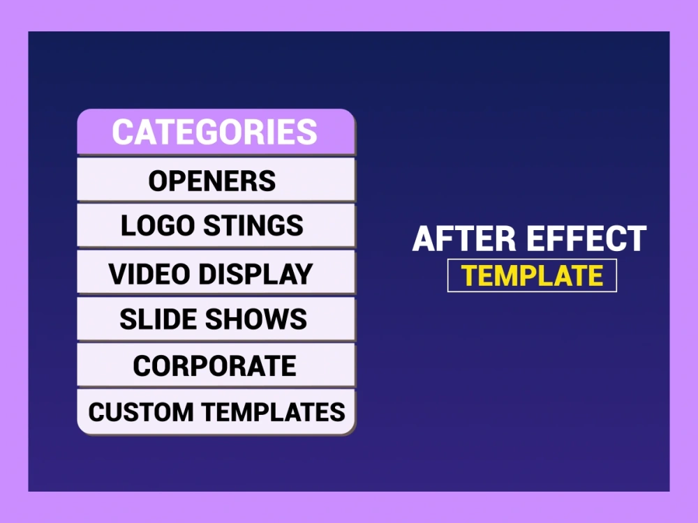 A customized video from your after effect template | Upwork