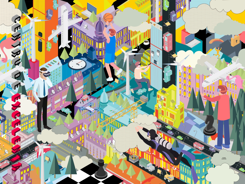 An amazing Axonometric Illustration | Upwork