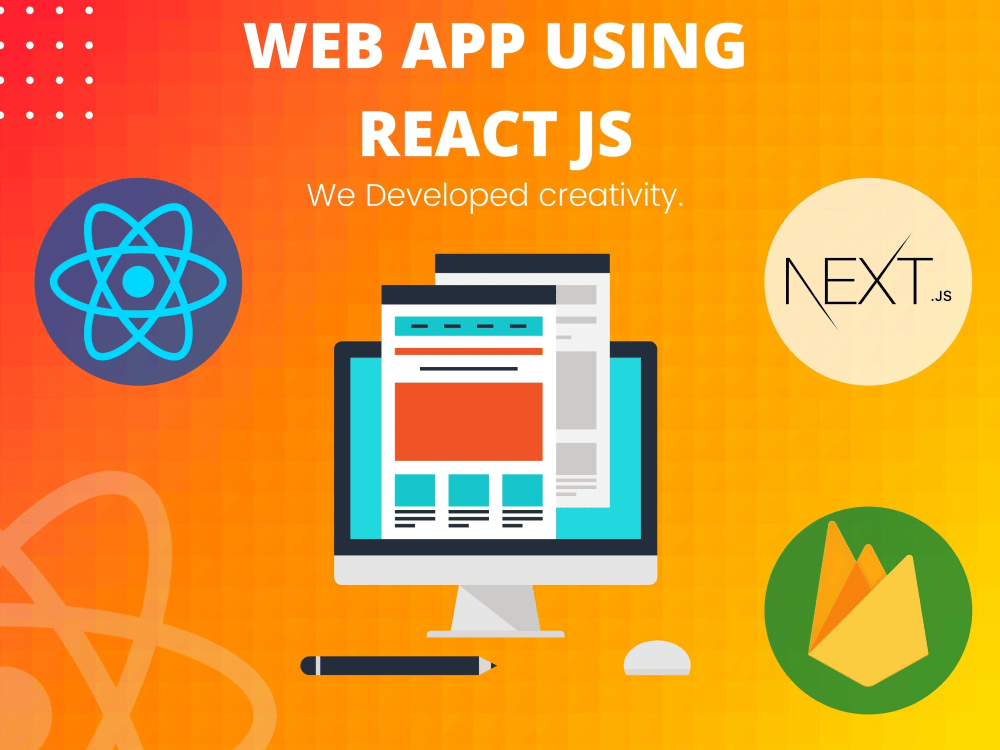 A Web App Using React Js And Next Js Upwork