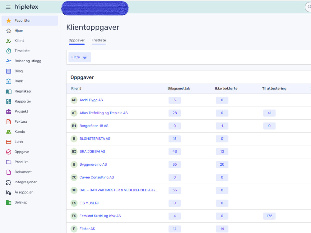 Norwegian Accounting, Bookeeping And Reconciliations. Tripletex, 24Seven. | Upwork