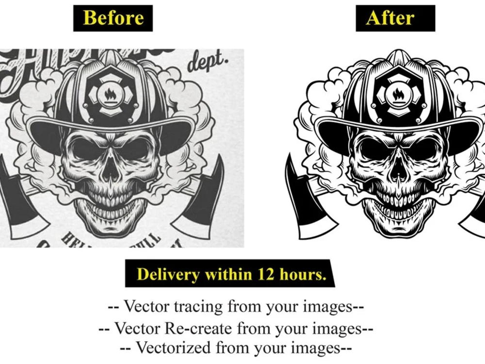 Any JPG image to vector Tracing professional service | Upwork