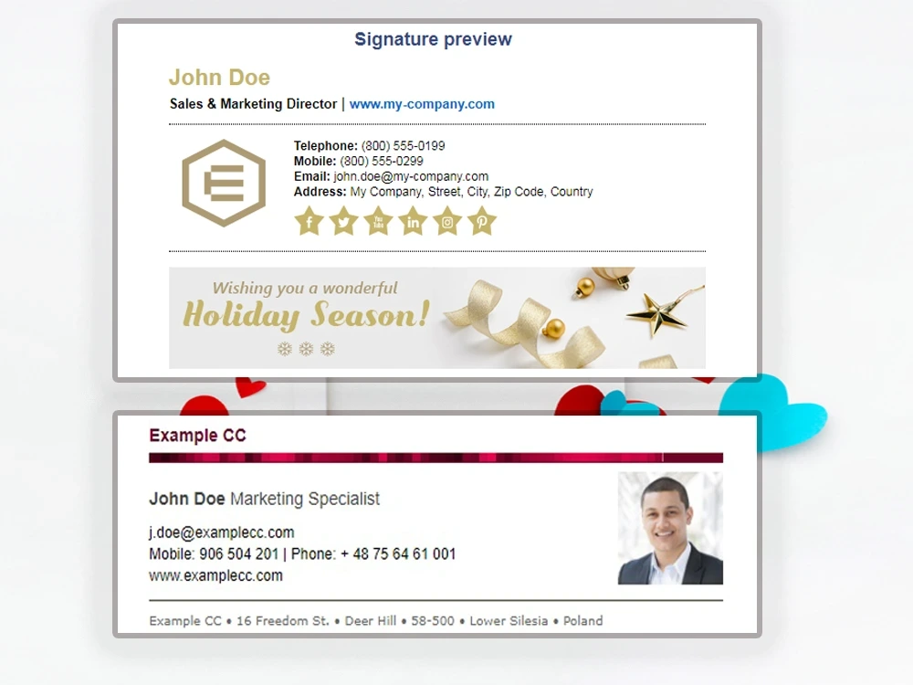 Clickable responsive professional HTML email signature | Upwork Clickable responsive professional HTML email signature | Upwork