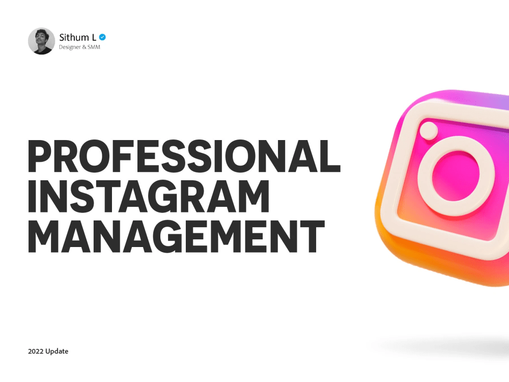 30 day professional Instagram management | Upwork
