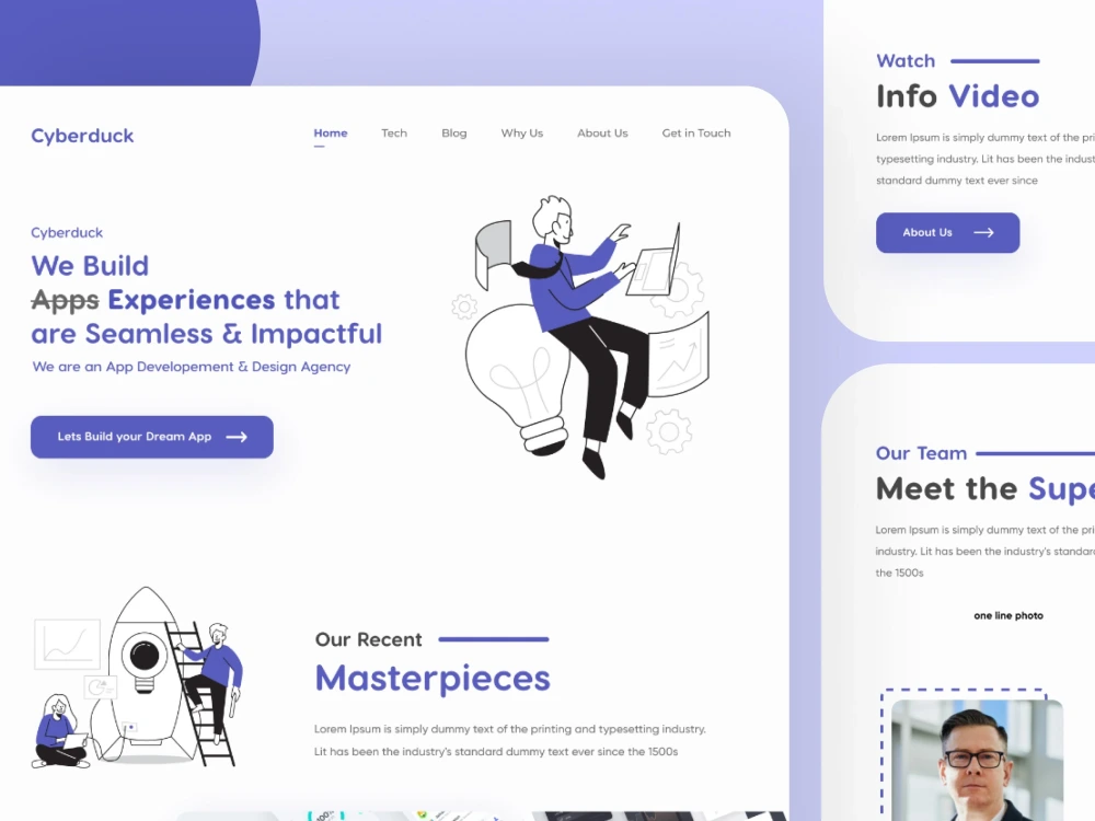 A Stunning Website UI UX Design | Upwork