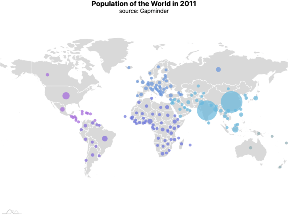 A cool and interactive JavaScript Chart or Map | Upwork