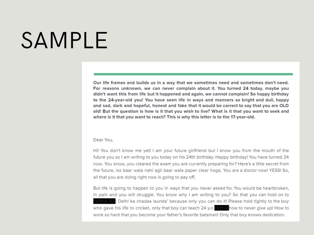 Personalized letter writing service | Upwork