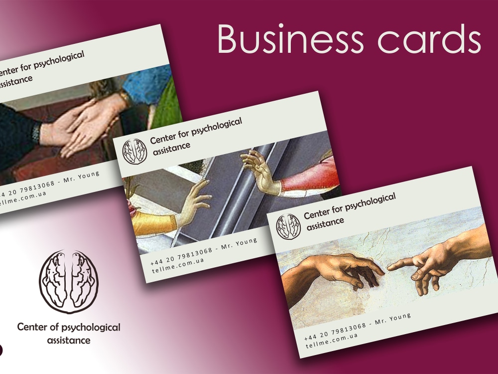 An original design of ONE-side | DOUBLE-sided Business Card in 1 DAY ...