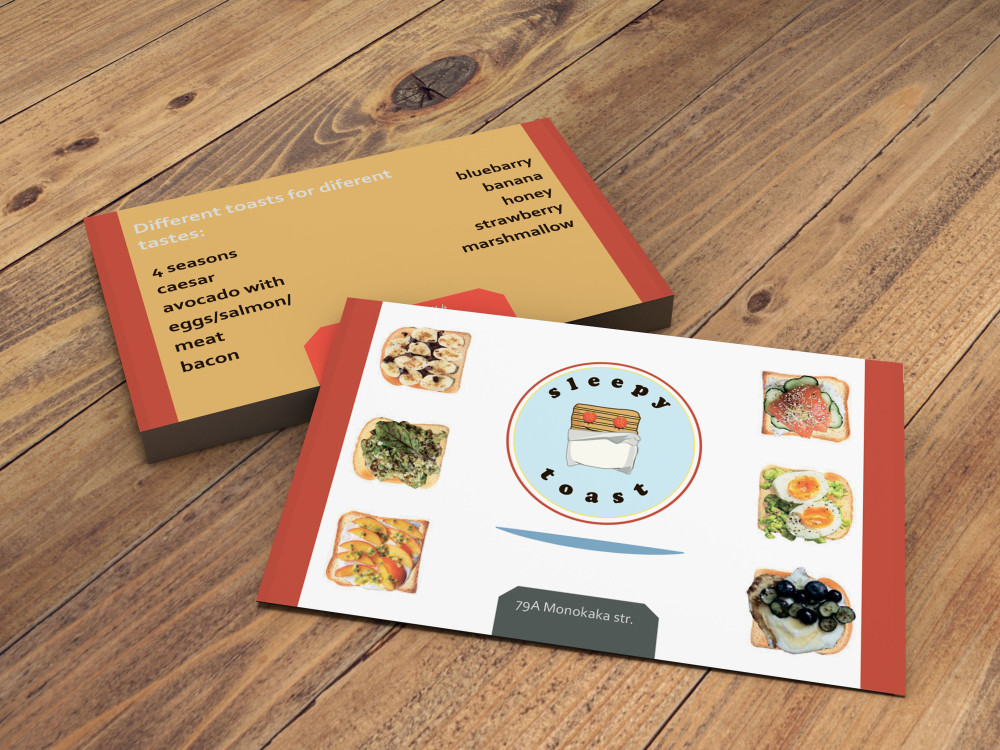 An original design of ONE-side | DOUBLE-sided Business Card in 1 DAY ...