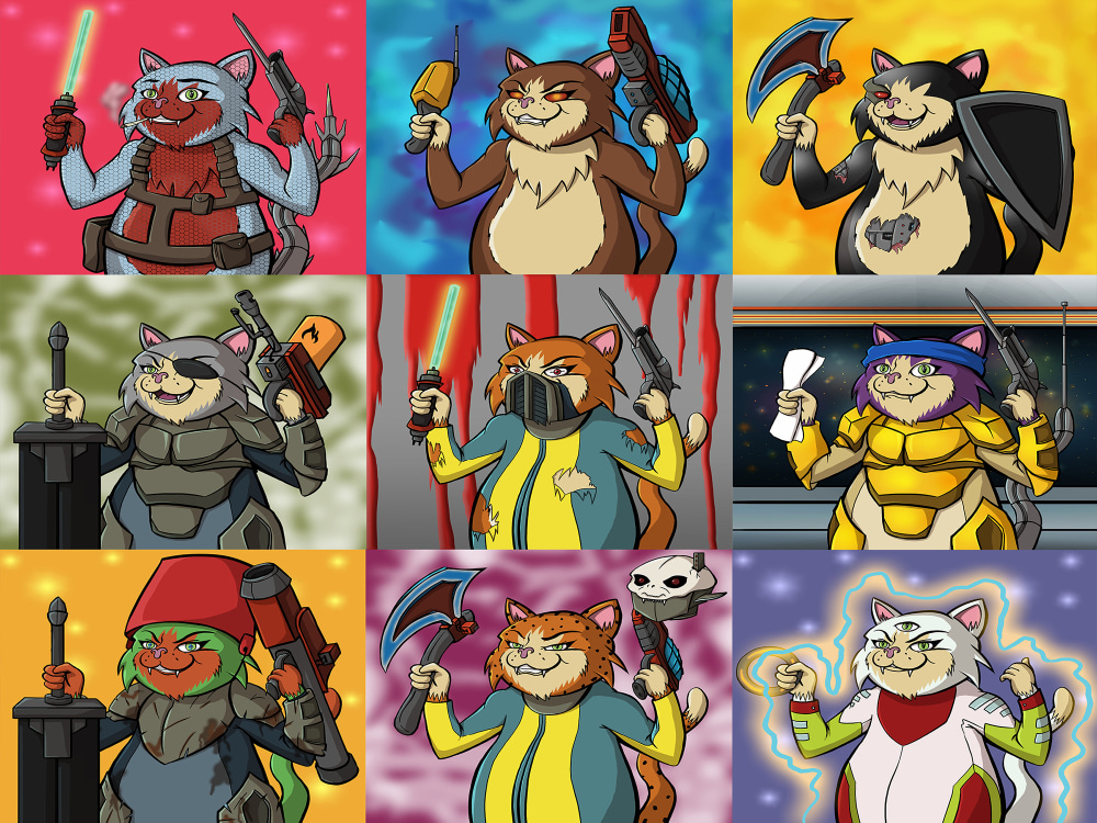 NFT 2D Collection / NFT Art / NFT / 10k NFT unique images ! | Upwork