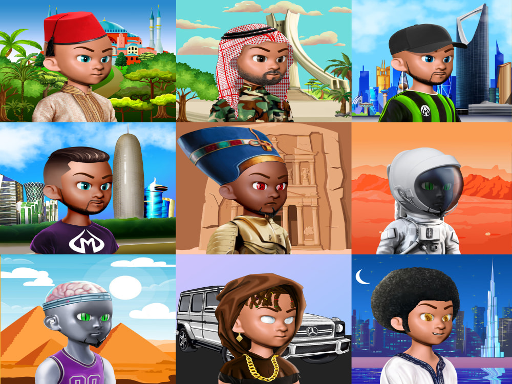 NFT 2D Collection / NFT Art / NFT / 10k NFT unique images ! | Upwork