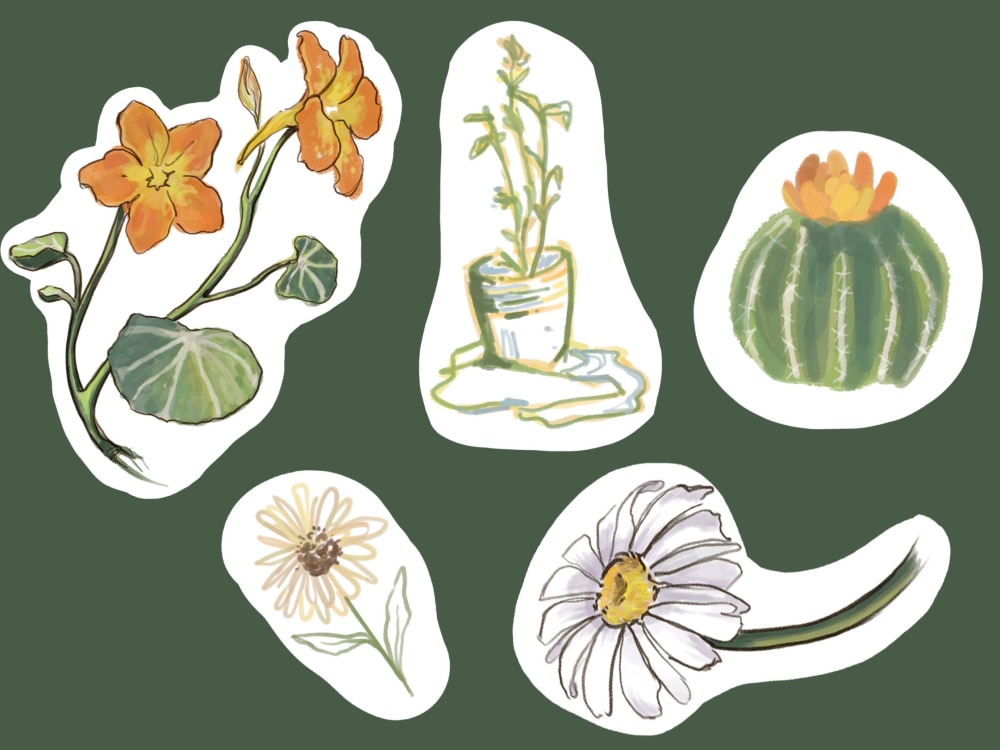 Themed & Custom Sticker Design | Upwork