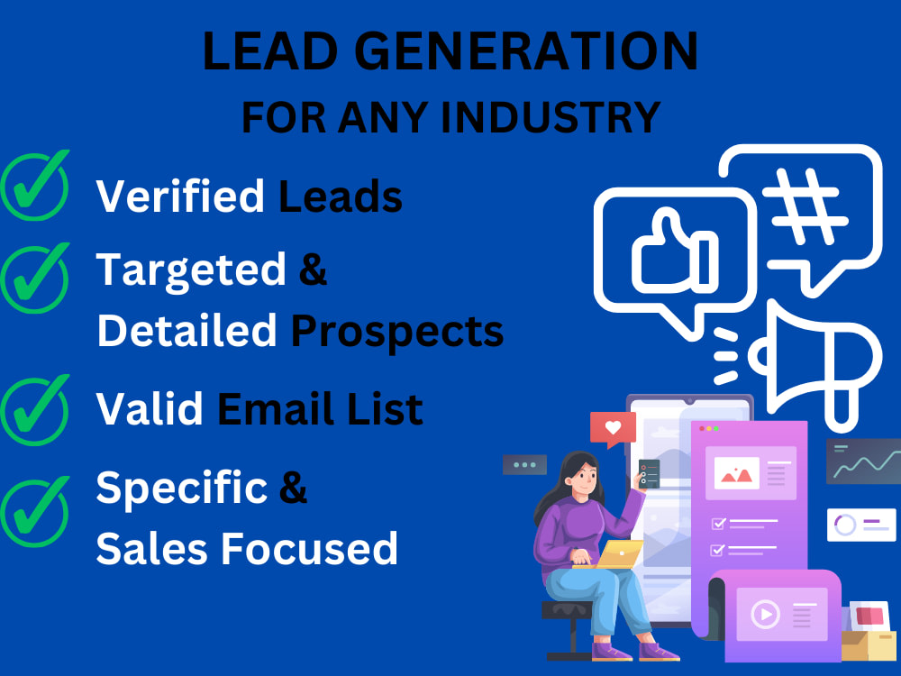 Verified Lead generation, B2B leads, Email List, Targeted Leads | Upwork