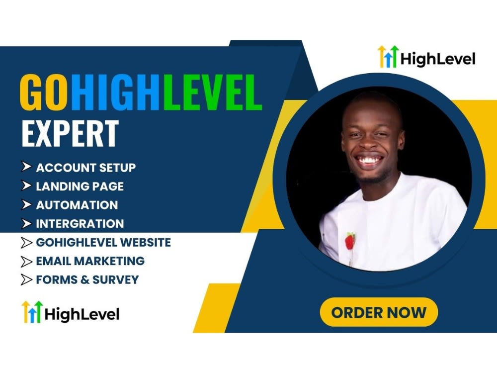 GoHighLevel Website, GHL Sales Funnel & GoHighLevel Automation | Upwork