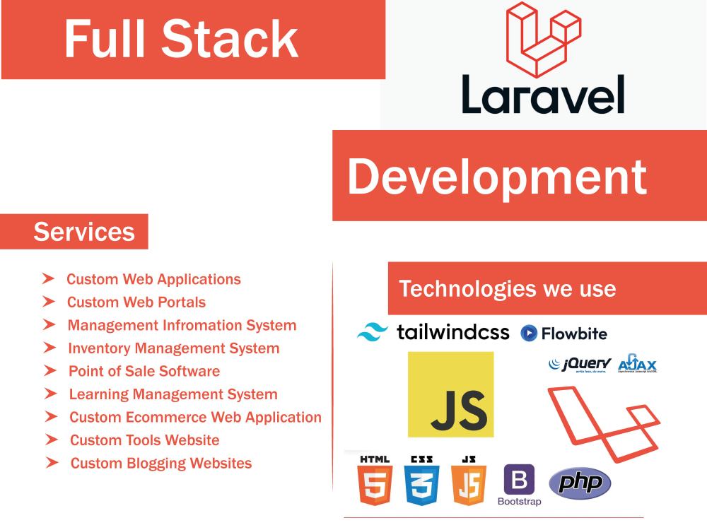 Custom Laravel web app/portal, e-commerce web, SMS, LMS, IMS, CRM, POS | Upwork