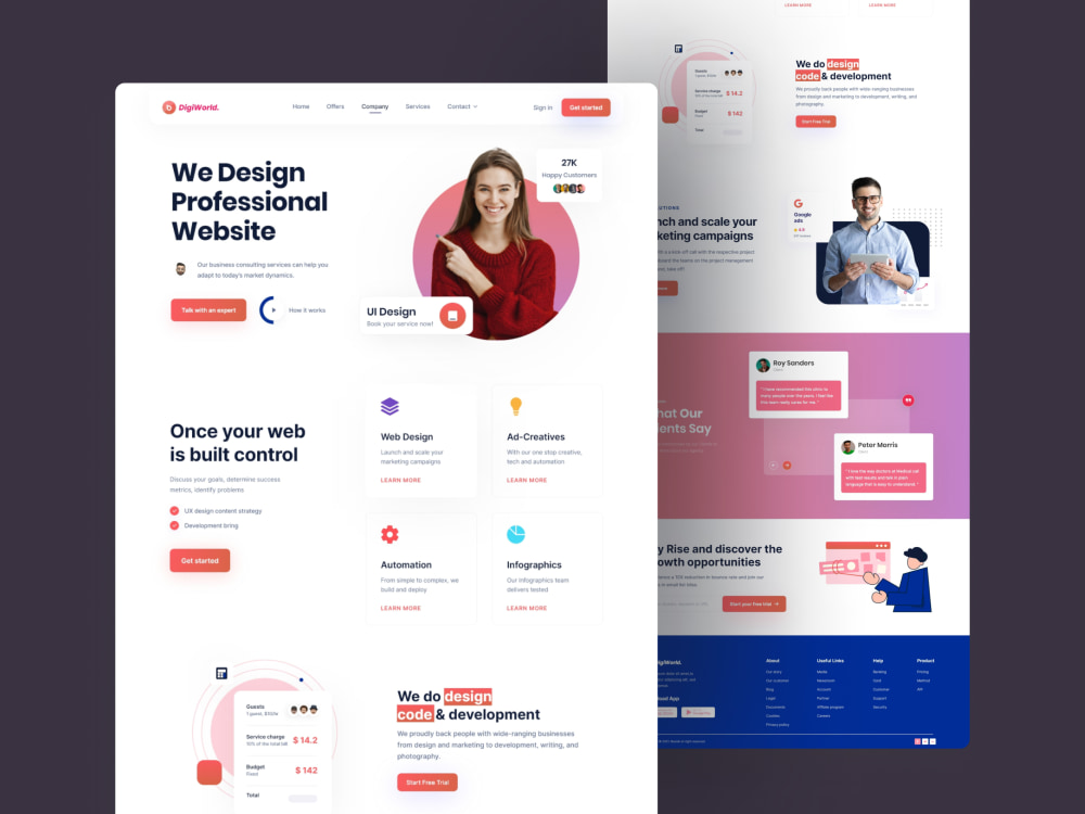 Mobile app, UI and UX, Website UI design or mobile app design in figma ...