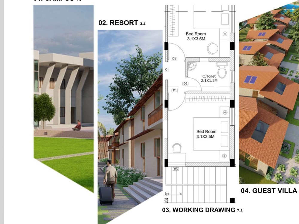 A completed building design with a full 3d model and cad drawings | Upwork